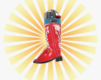 Cowboy Boot Lighter - Etsy