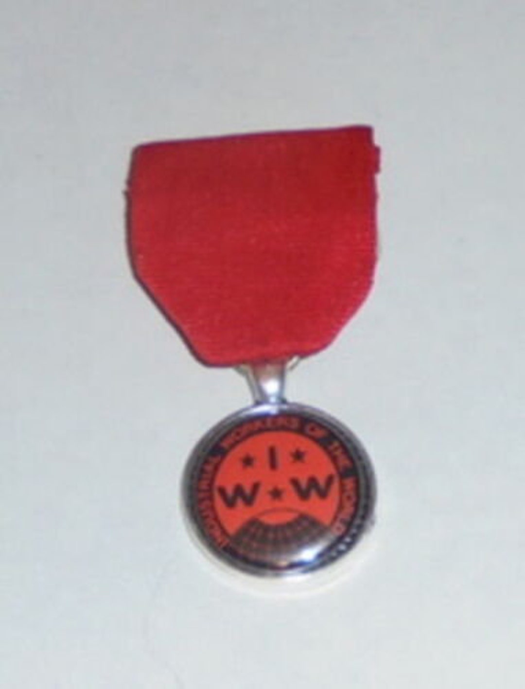 Labor Day IWW Worker Parade Medal Pin Badge Red Worker Trade Party ...