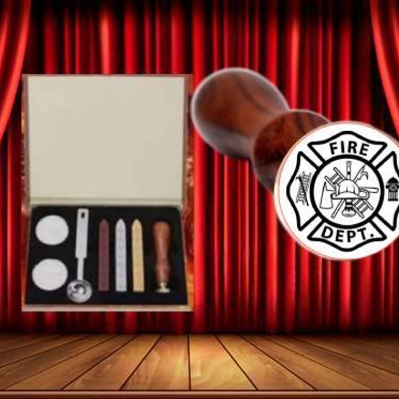 Fireman Stamp - Etsy