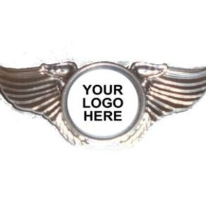 Custom Design Novelty Aviation Airline Pilot Captain Uniform Wing Pin ...