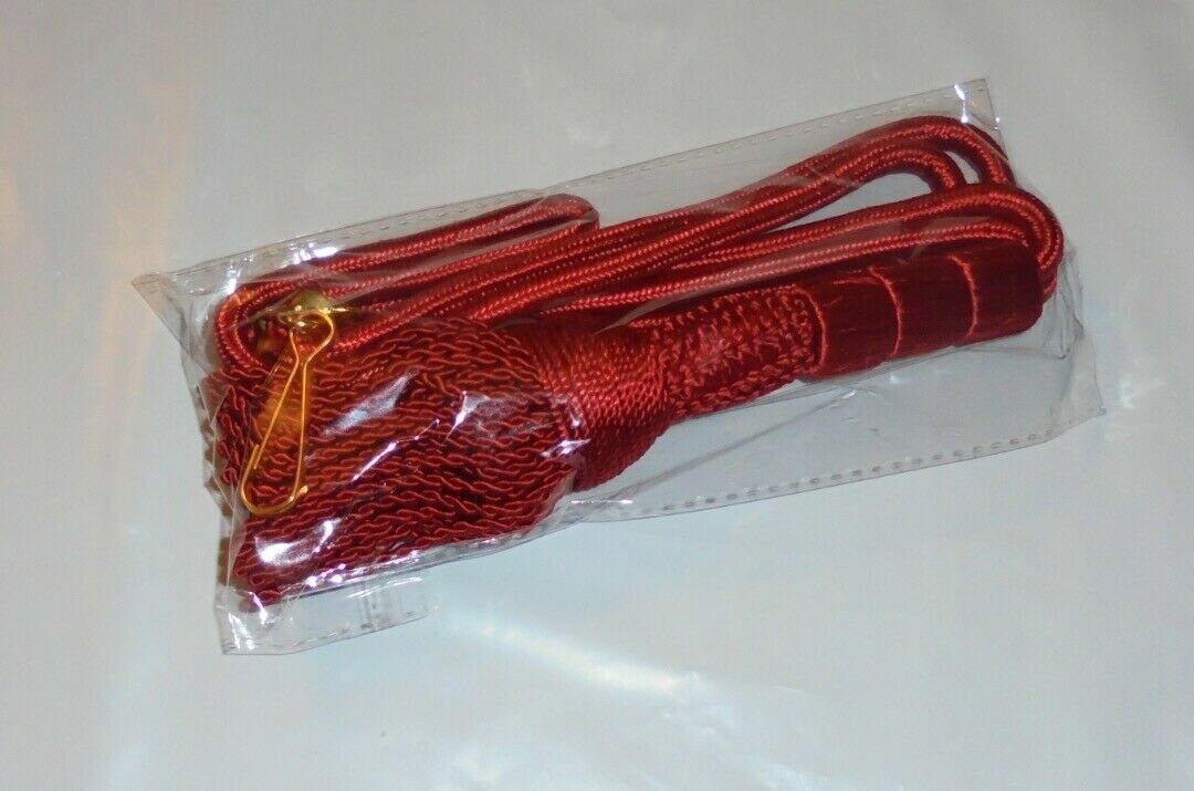 Pectoral Red Rojo Cord Cross Catholic Church Ceremony Vestment Tassel ...