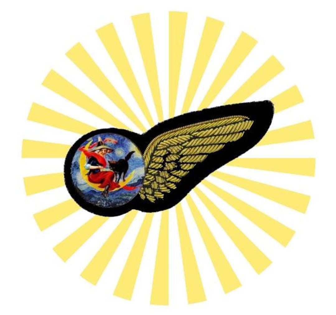 Custom Design Made Bullion Gold Brevet Wing Aviation Airline Air Force ...