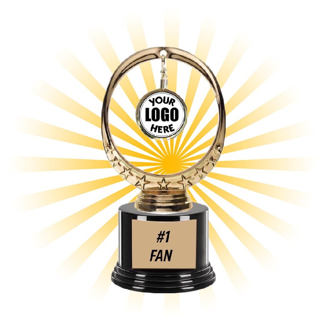 Deluxe Custom Design 1 Fan Club Hero Win Winner Trophy Award - Etsy