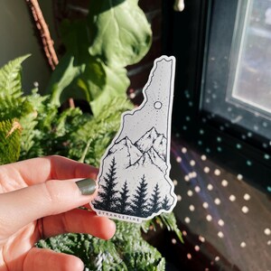 New Hampshire Vinyl Sticker - Etsy