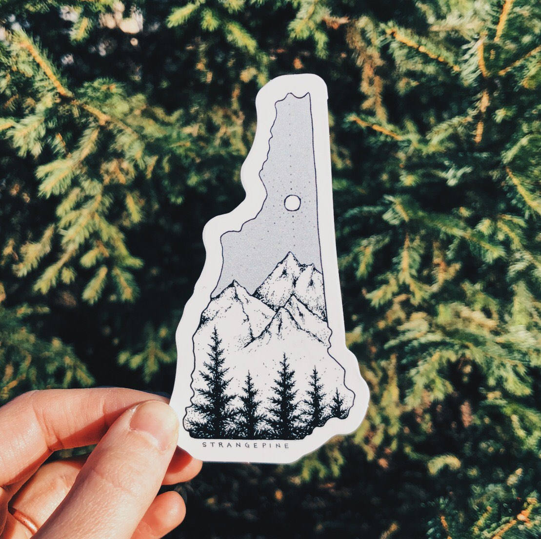 New Hampshire Vinyl Sticker - Etsy