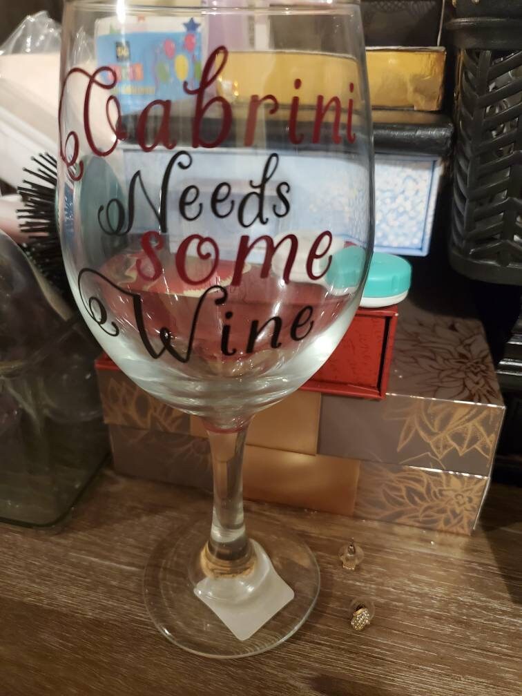Copas decorativas de vino hechas a pedido - Etsy España