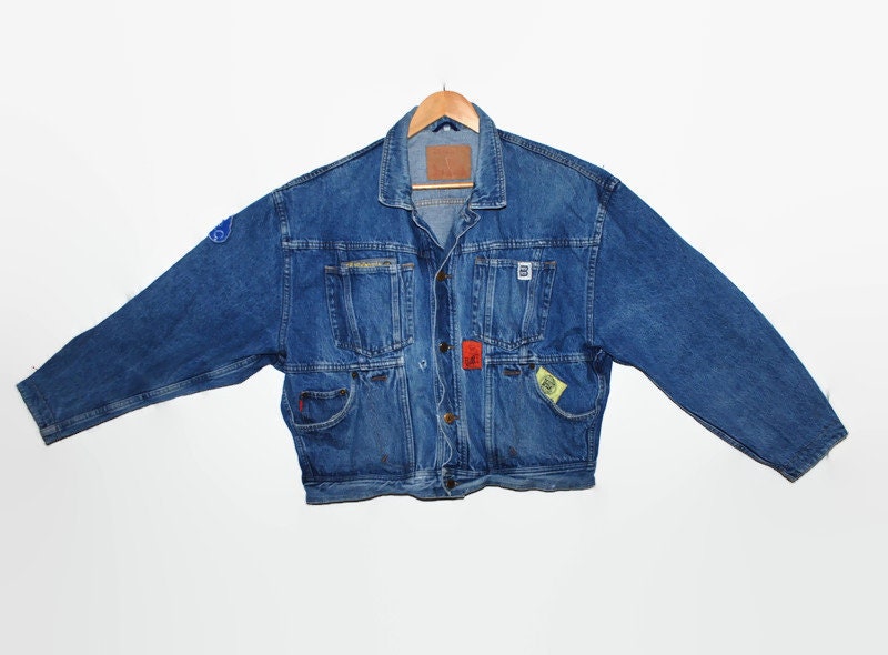 90's Ball Denim Jacket, Made in Italy - Etsy