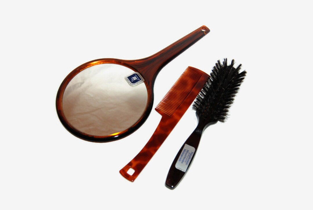 80's Flabeg Mirror, Brush and Comb With Box, Made in West Germany - Etsy