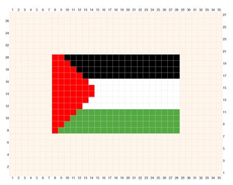 Seeds of Freedom Crochet Tapestry Pattern / Free Free Palestine ...