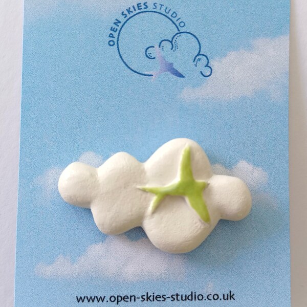 Cloud Brooch - Etsy UK