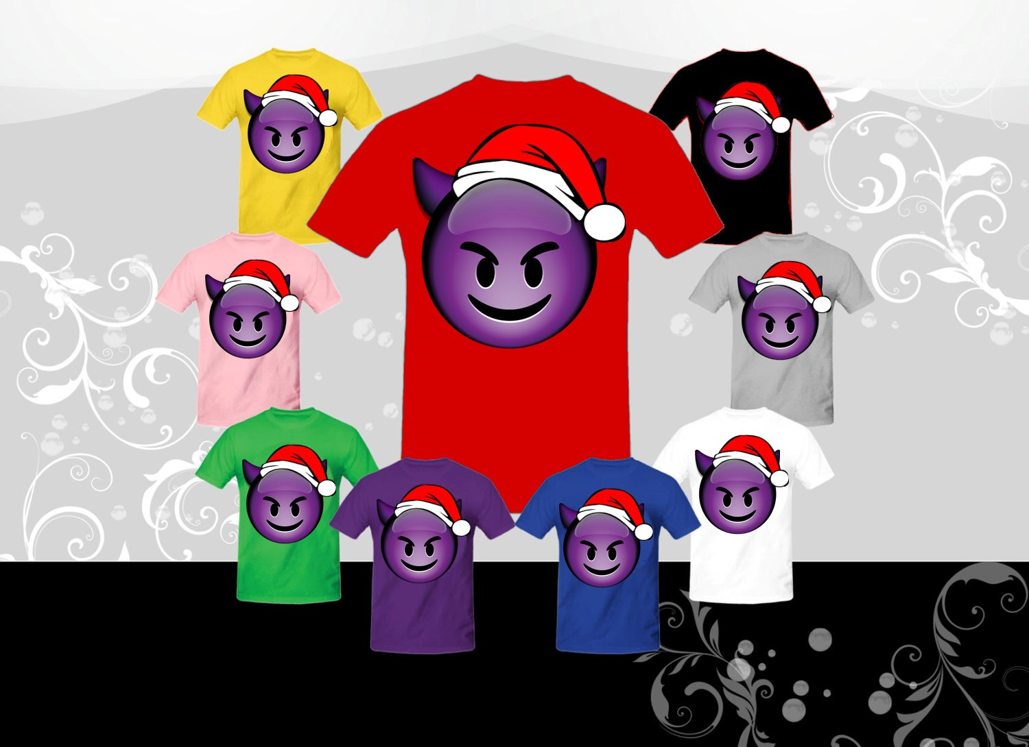 Sexy Devil Purple Devil Emoji Pendant with Stainless Steel rope chain ...