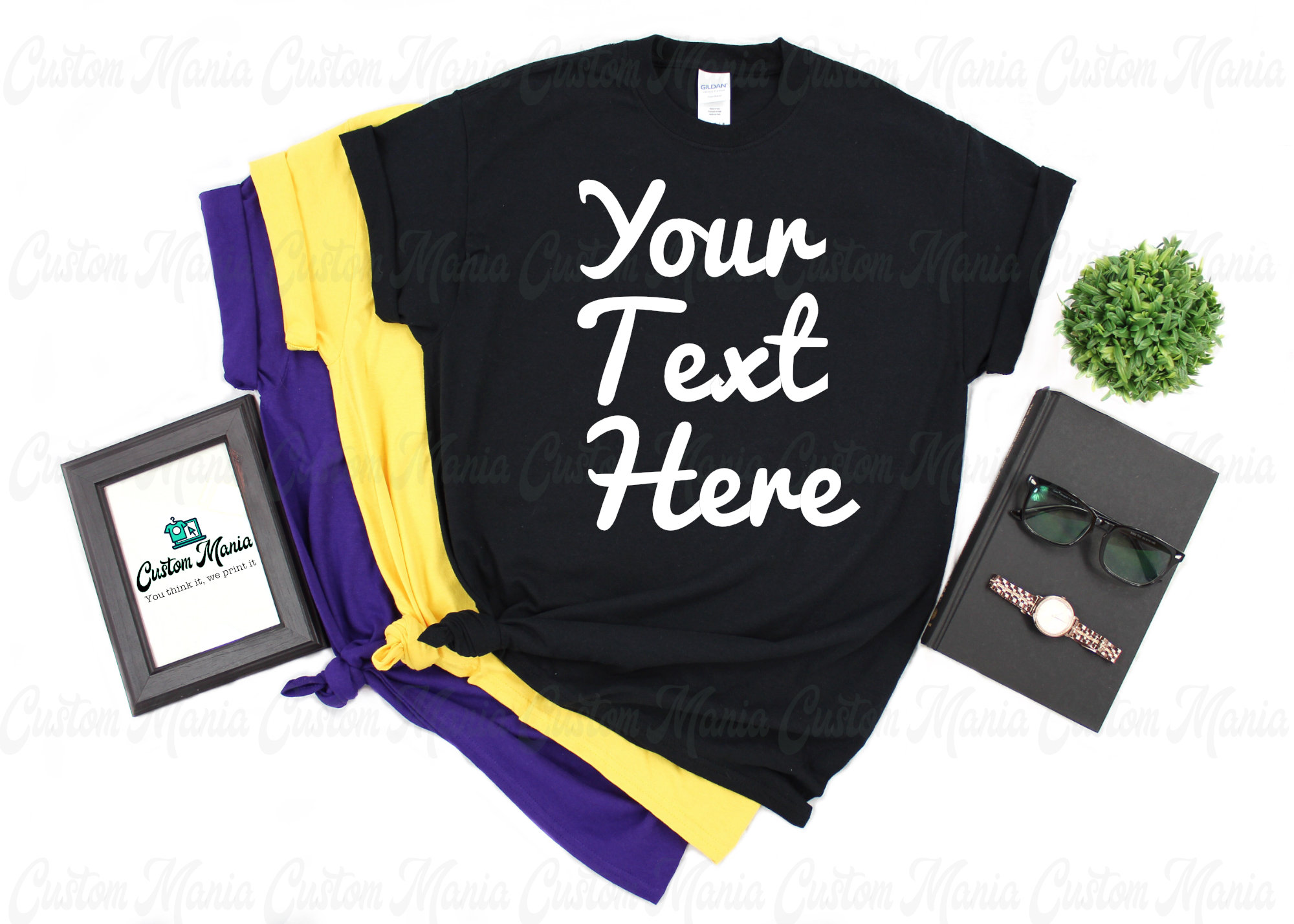 Custom Shirt Customize Your Own Shirt With Text Text on a | Etsy