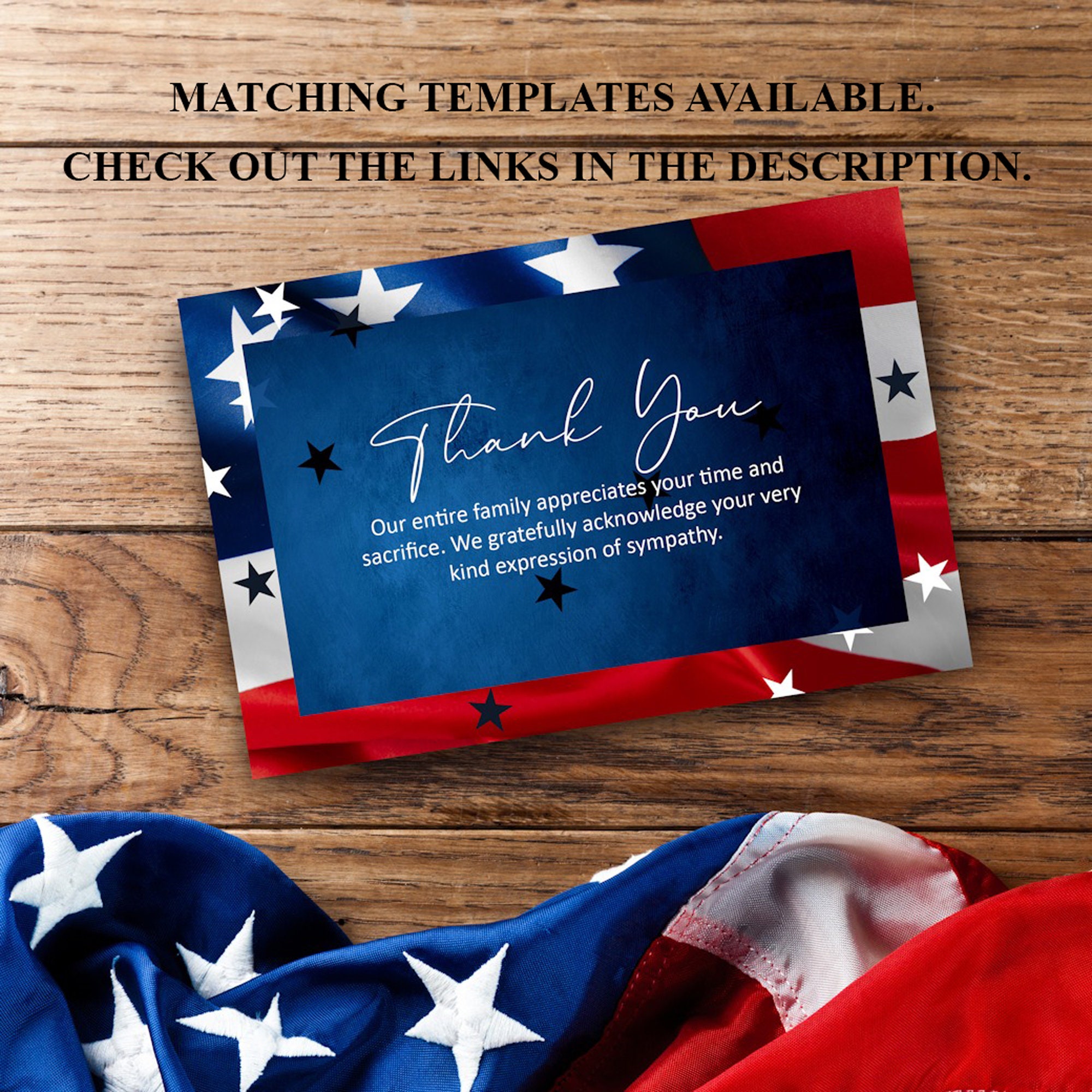 Veterans Flag Mobile Funeral Invitation, Patriotic Electronic Cell ...