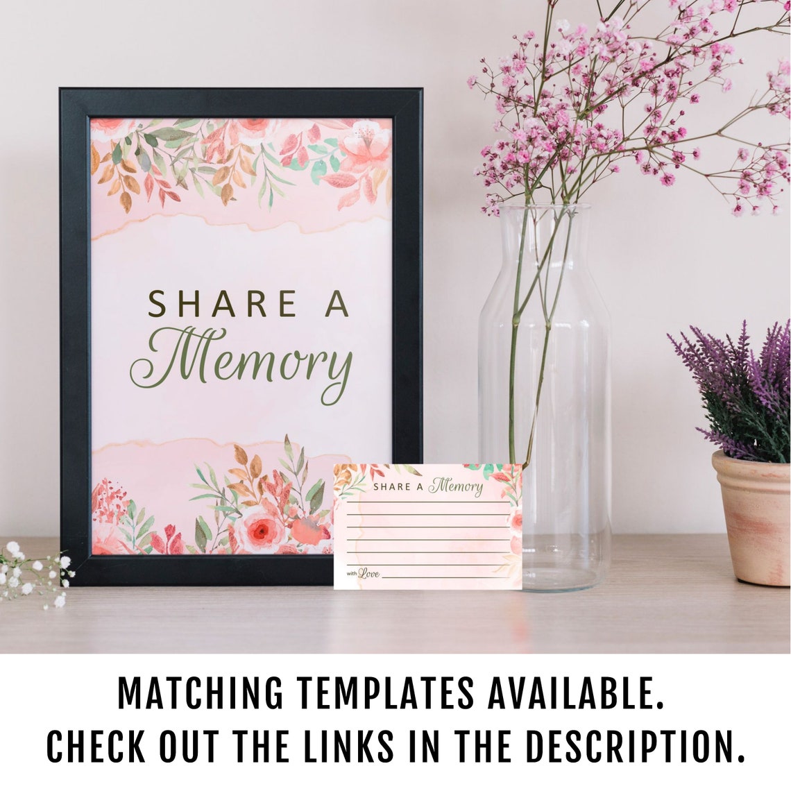 Funeral Thank You Card, Celebration of Life, Memorial Service ...