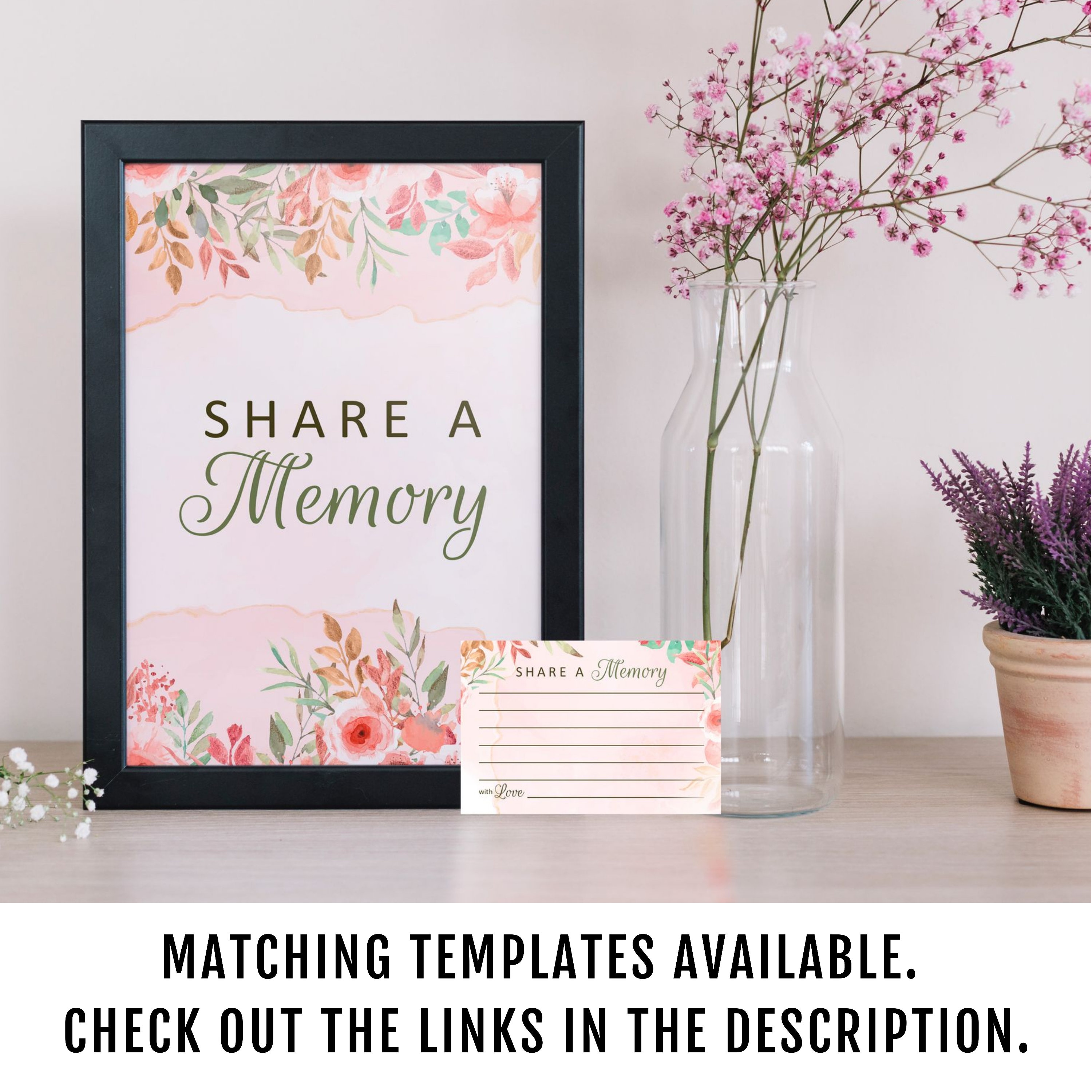 Funeral Thank You Card, Celebration of Life, Memorial Service ...