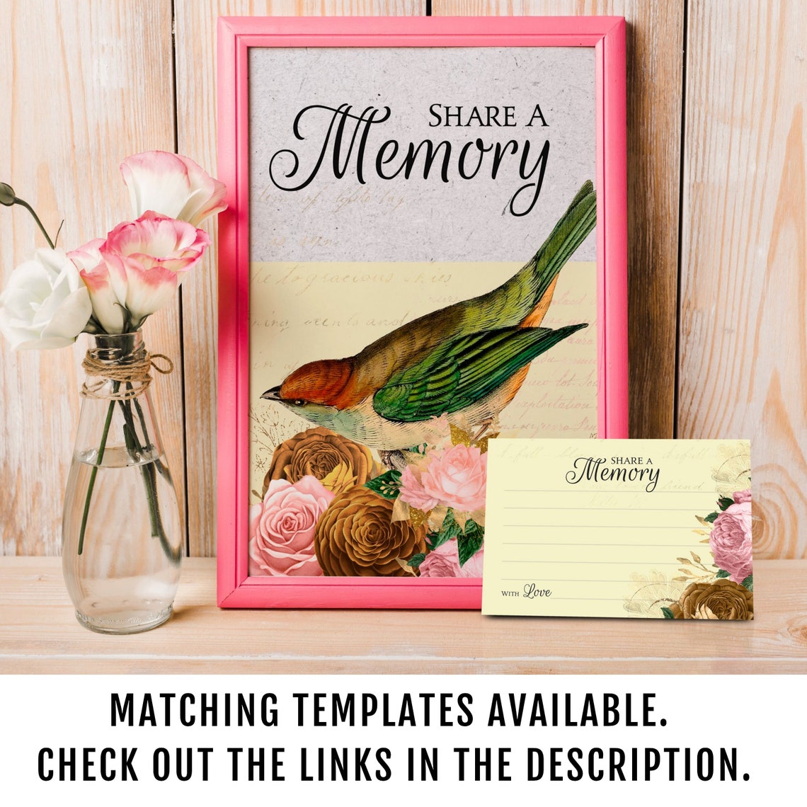 In Loving Memory Funeral Program Easy to Edit Template | Etsy