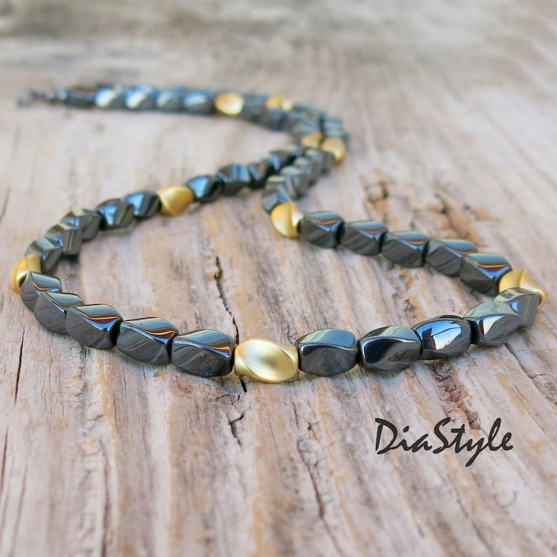 Hematite Necklaces - Etsy