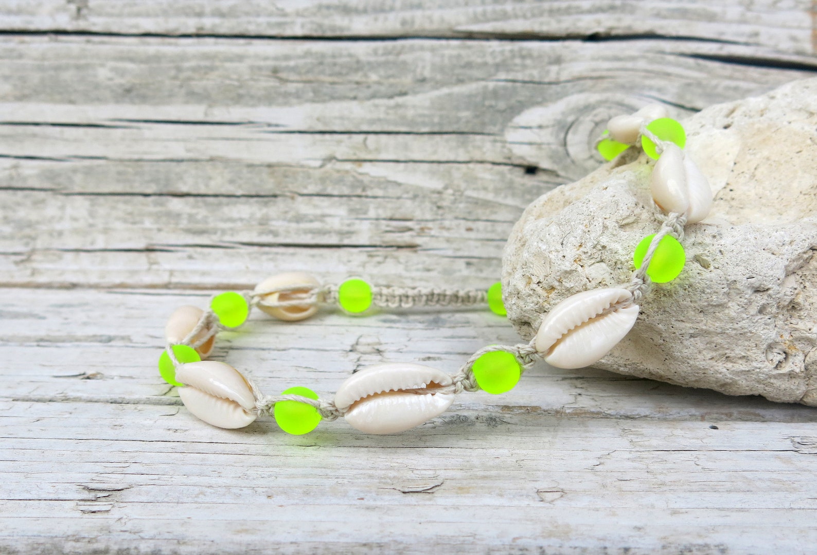 Cowrie Choker Shell Choker Hemp Shell Necklace Cowrie Shell | Etsy