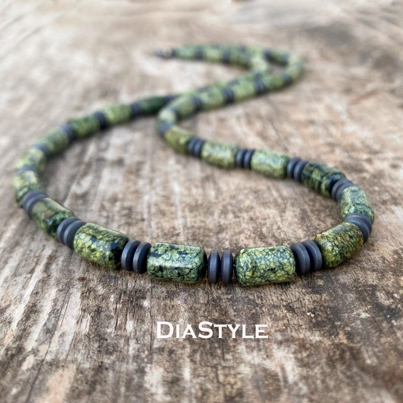 Serpentine Necklace - Etsy