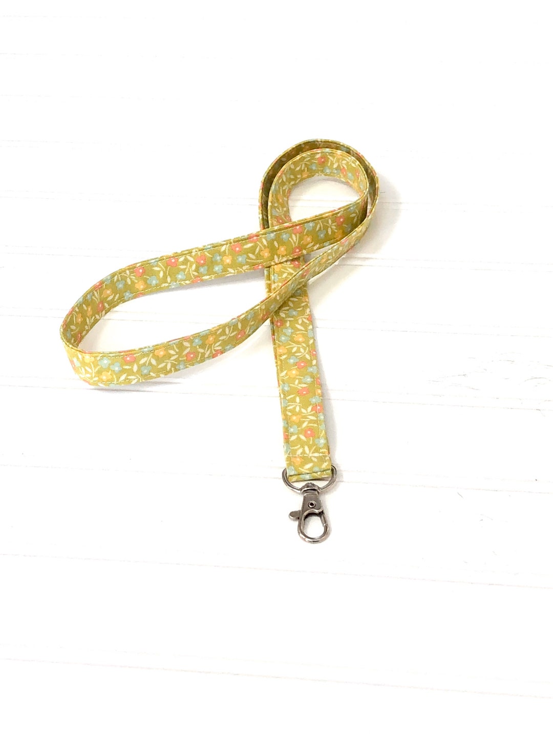 Spring Floral Lanyard Sage Green Lanyard Sage Floral ID - Etsy