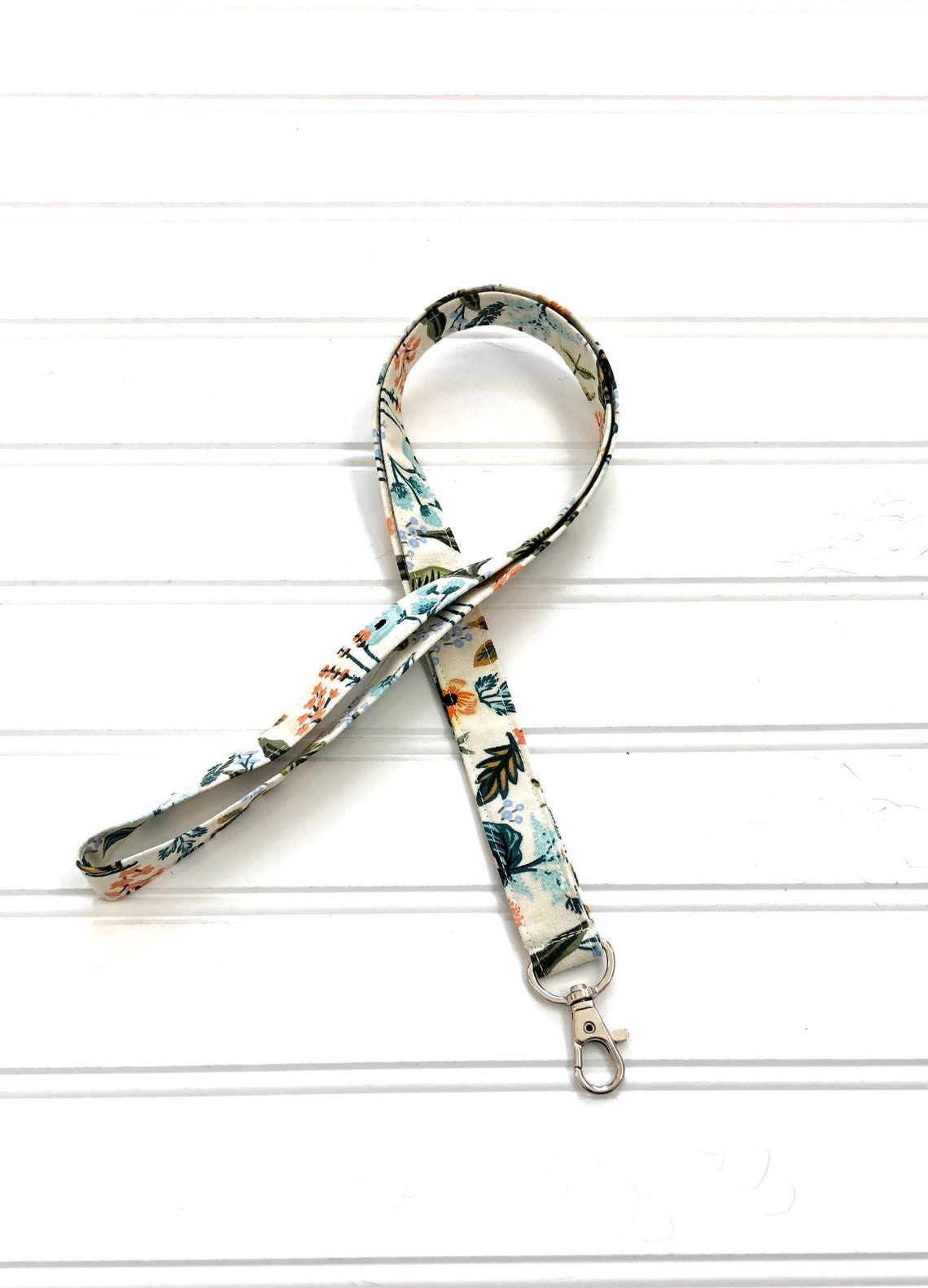 Floral Lanyard, Rifle Paper Co. Lanyard, Floral ID Holder, Womens ...