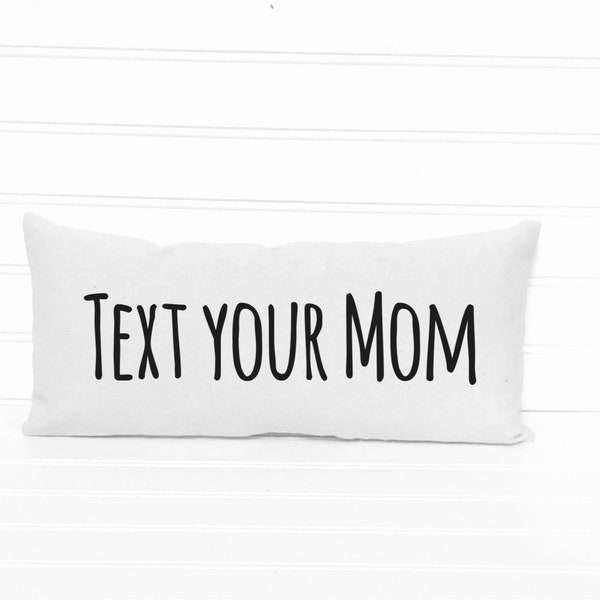 Text Pillow - Etsy