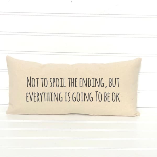 Inspirational Pillow - Etsy