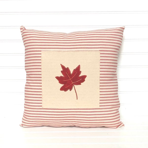 Maple Leaf Pillow - Etsy
