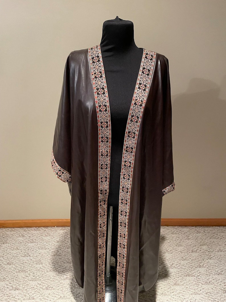 Crafted Coat, Vegan Coat, Heavy Cotton Jacket Wrap Robe, Ceremonial ...