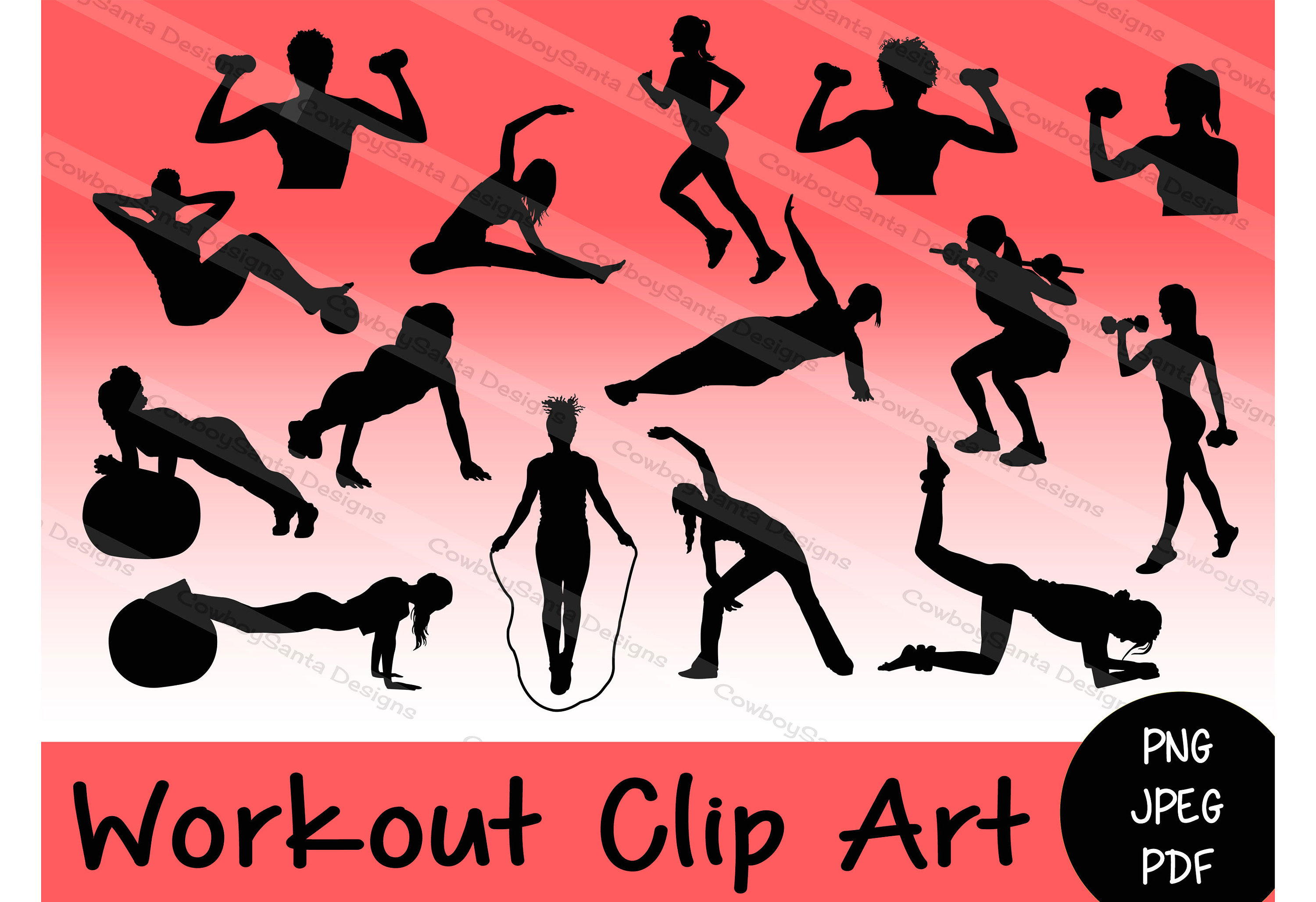 Fitness Pictures Clip Art