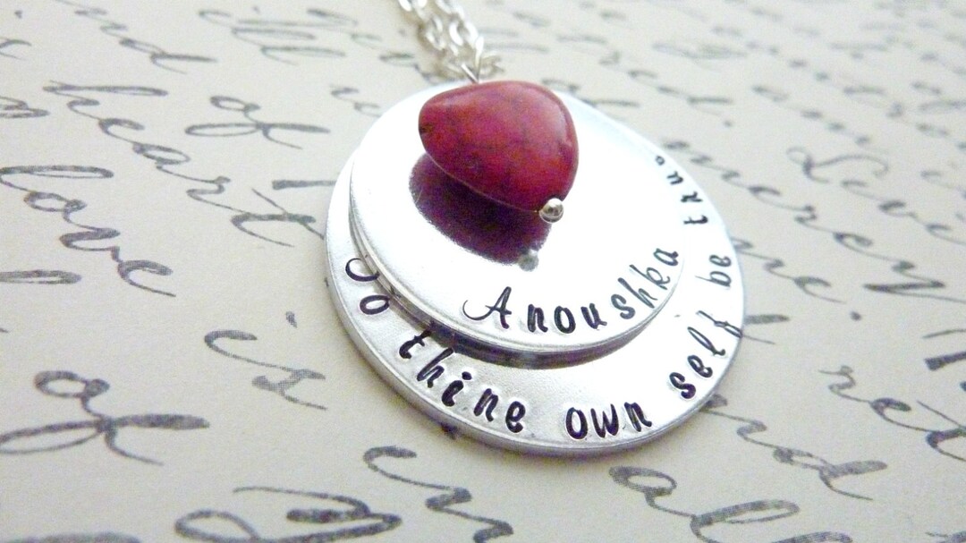Inspirational Jewelry Necklace Personalized Inspiration - Etsy