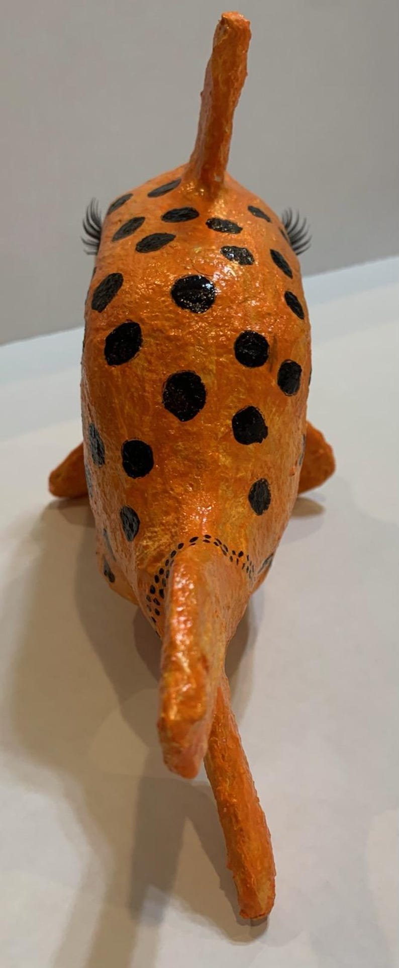 Paper Mache Fish, "dotty Phylet" Table Decor - Etsy