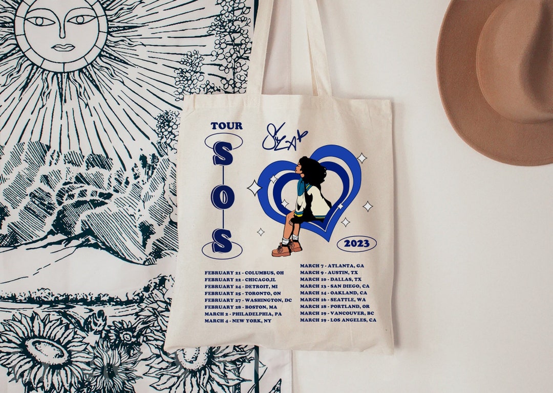 Sza Tour Tote Bag Sza S O S Tour Toe Bag 2023 Tour Tote Bag - Etsy