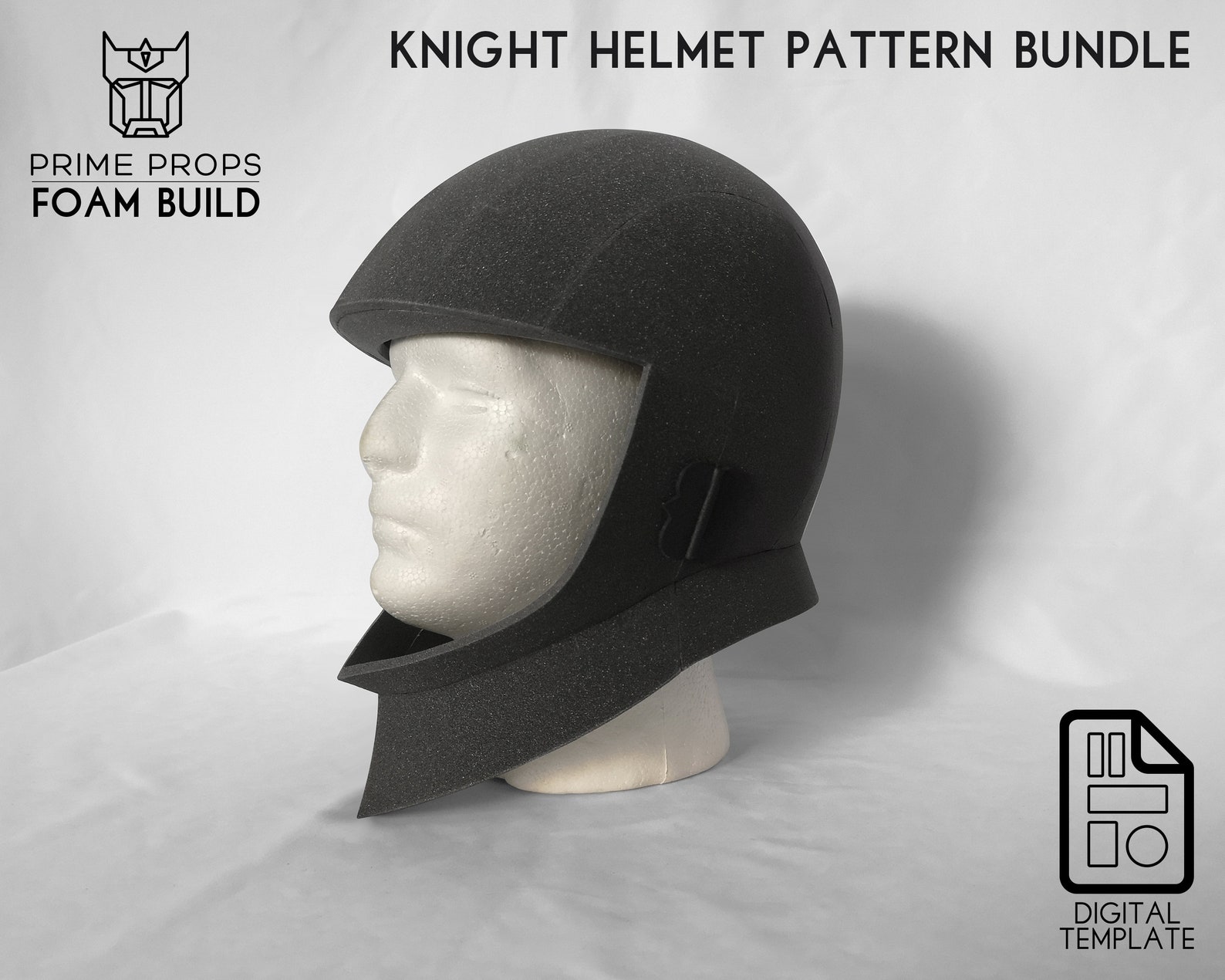 Knight Helmet Foam Pattern Bundle - Etsy