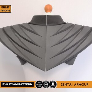 Sentai Shoulder Armour Foam Patterns - Etsy