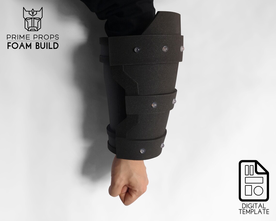 Masked Hero Gauntlet Foam Pattern Bundle - Etsy