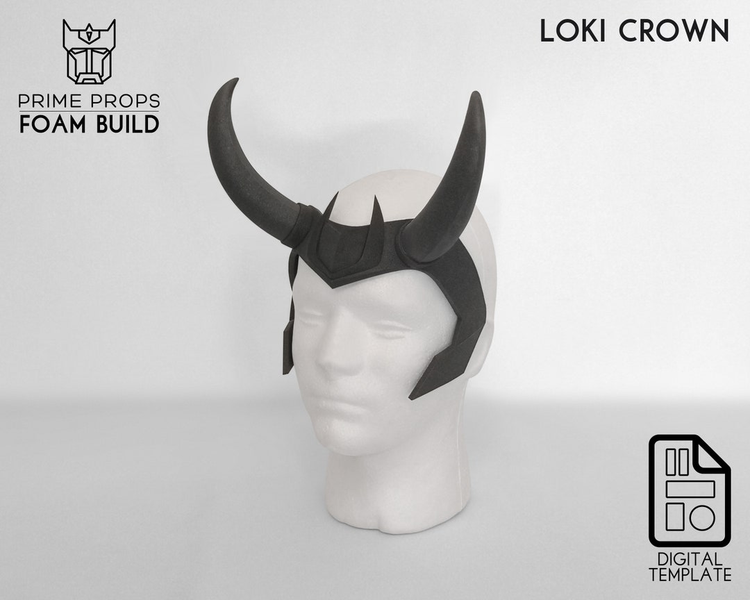 Loki Crown Foam Pattern - Etsy