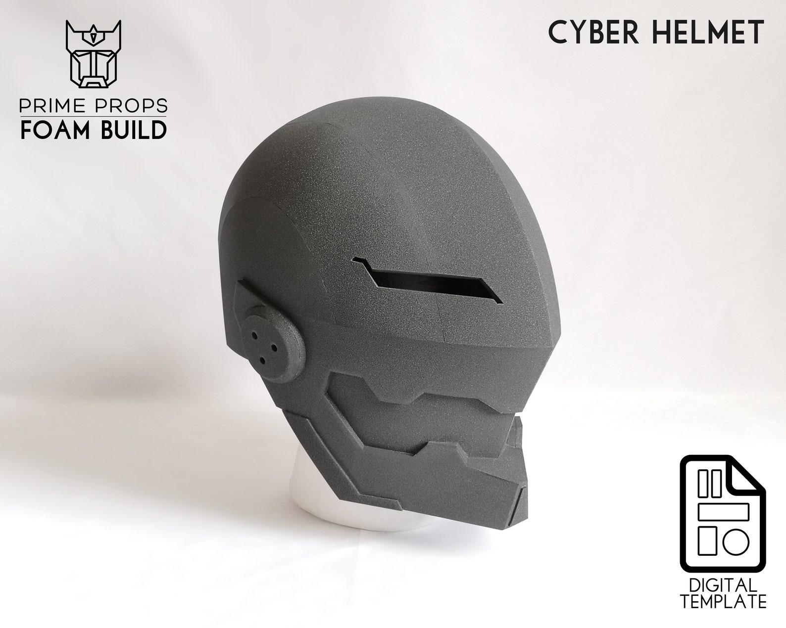 Cyber Helmet Foam Pattern - Etsy UK