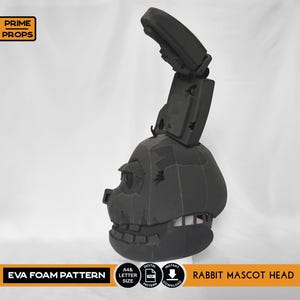 Rabbit Mascot Head Foam Pattern - Etsy