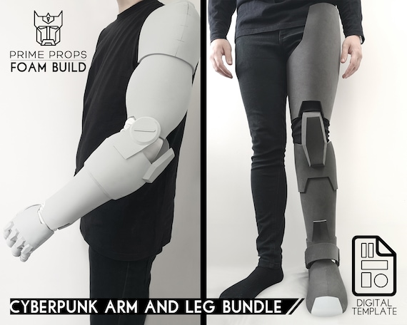 Cyberpunk Arm and Leg Foam Pattern Bundle - Etsy