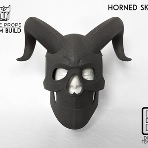 Horned Skull Foam Pattern - Etsy