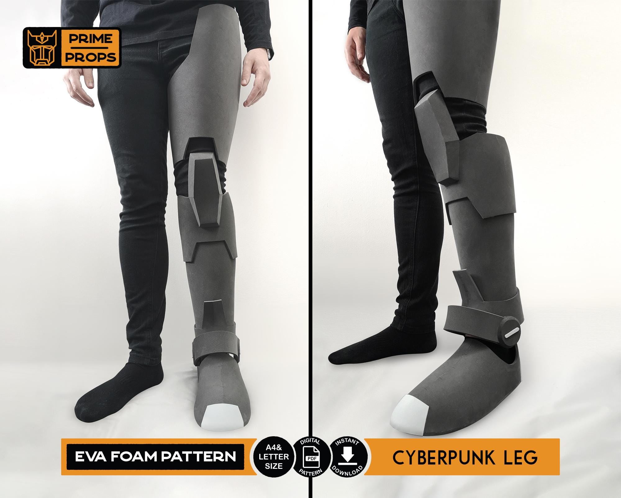 Cyberpunk Arm and Leg Foam Pattern Bundle - Etsy