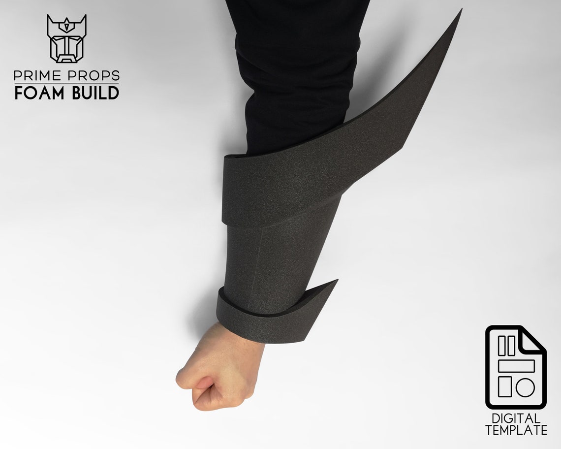 Masked Hero Gauntlet Foam Pattern Bundle - Etsy