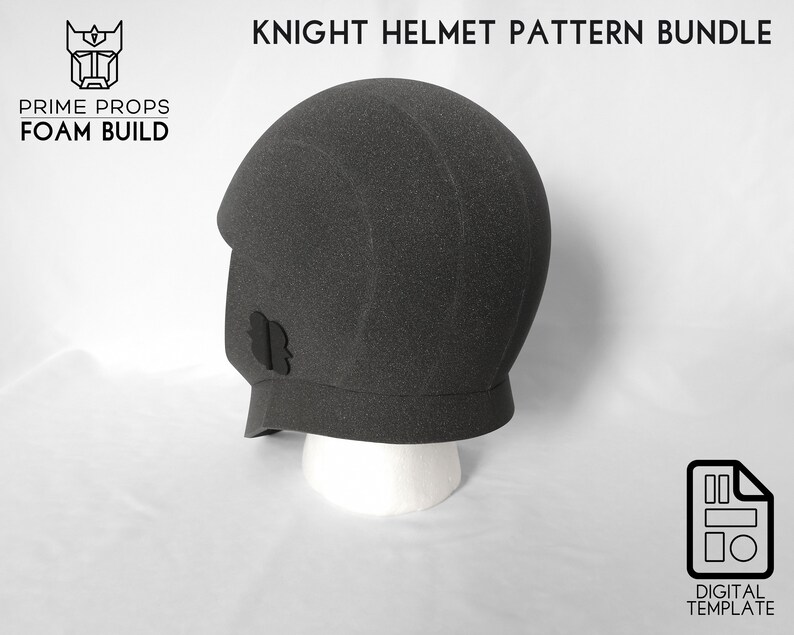 Knight Helmet Foam Pattern Bundle - Etsy