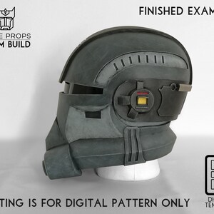The Bad Batch Echo Helmet Foam Pattern - Etsy UK