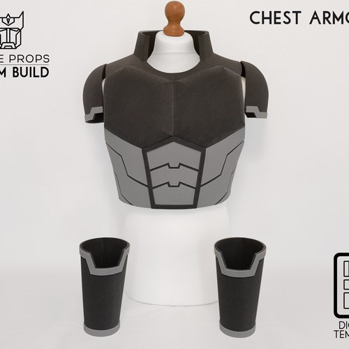 Masked Hero Chest Armour Foam Patterns - Etsy