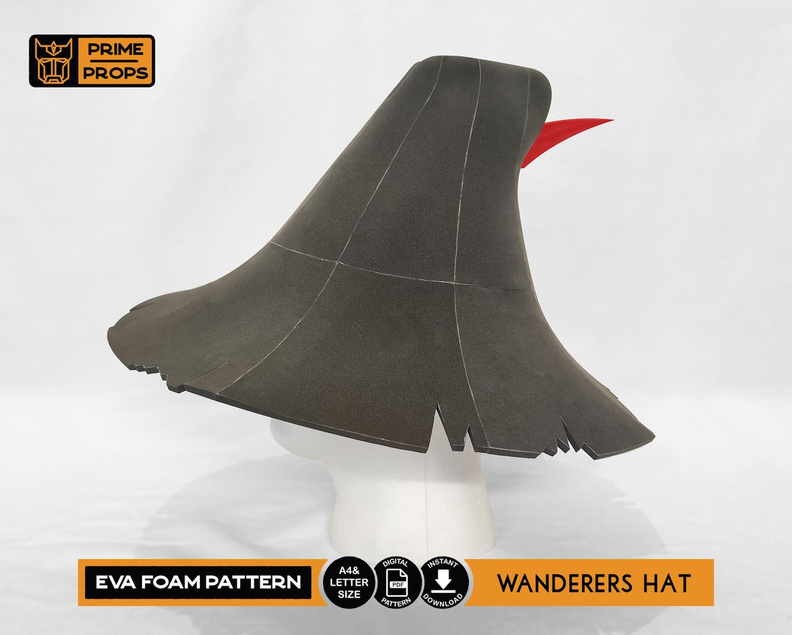 Wanderer's Hat Pattern for EVA Foam - Etsy