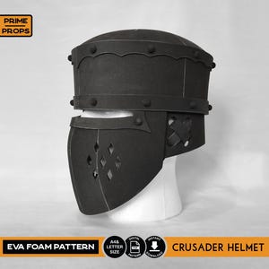 Crusader Helmet Pattern for EVA Foam - Etsy