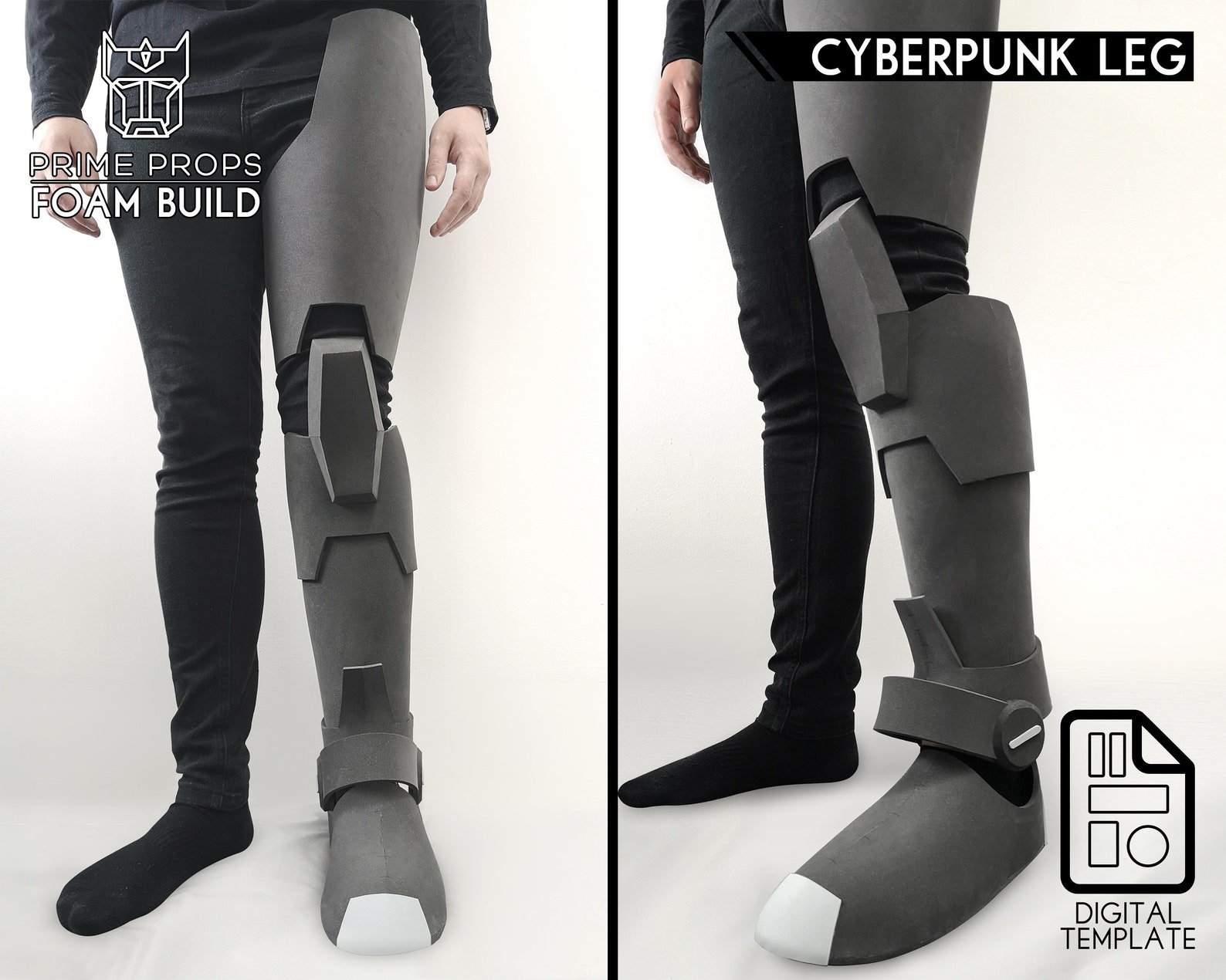 Cyberpunk Arm and Leg Foam Pattern Bundle - Etsy