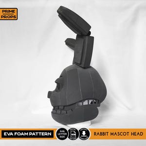 Rabbit Mascot Head Foam Pattern - Etsy